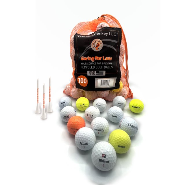 Golf Ball Monkey Cheap Value Line Series Golf Balls 100 Pack - 4A Golf ...