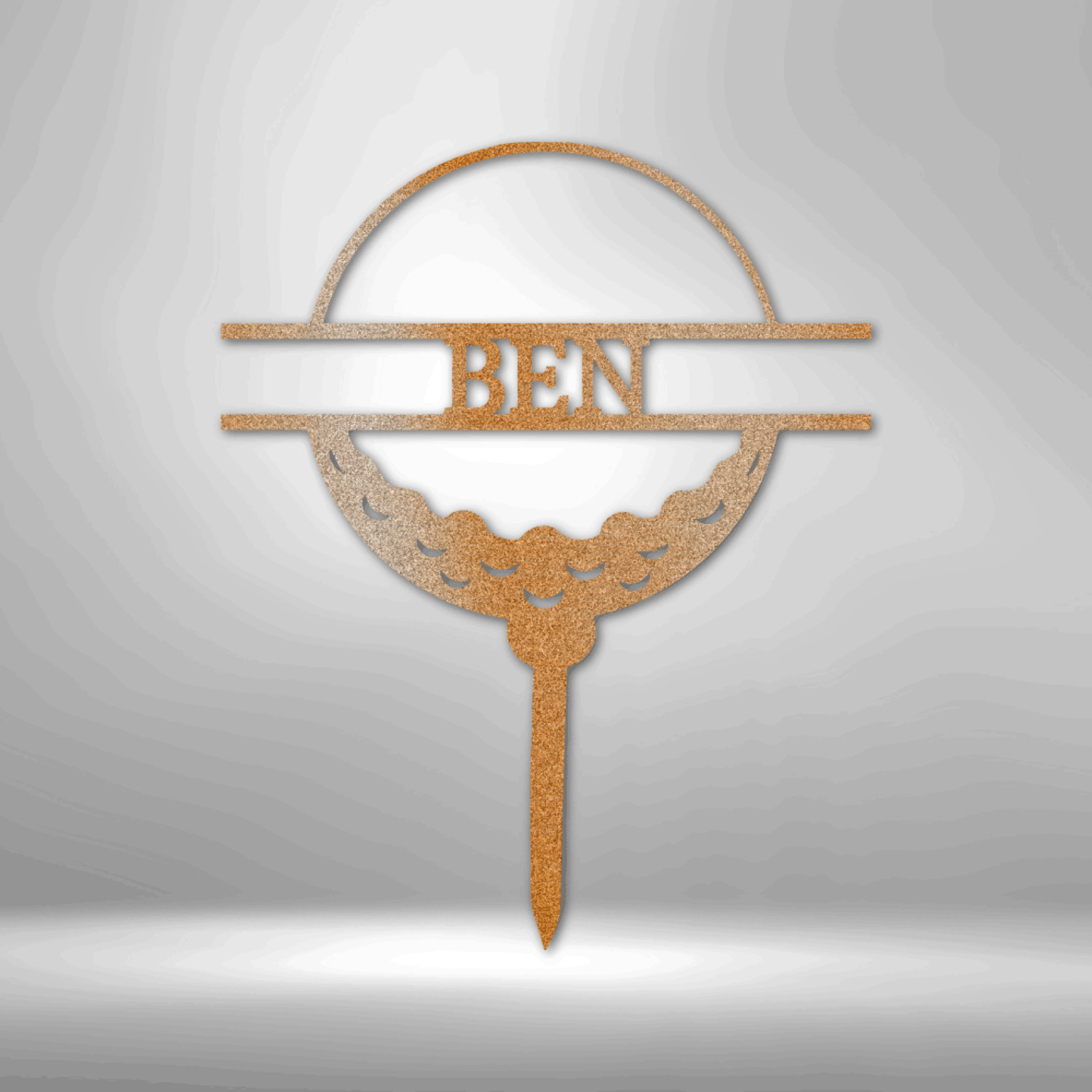 Custom Golf Ball Metal Monogram Wall Sign - SS145 - Walmart.com