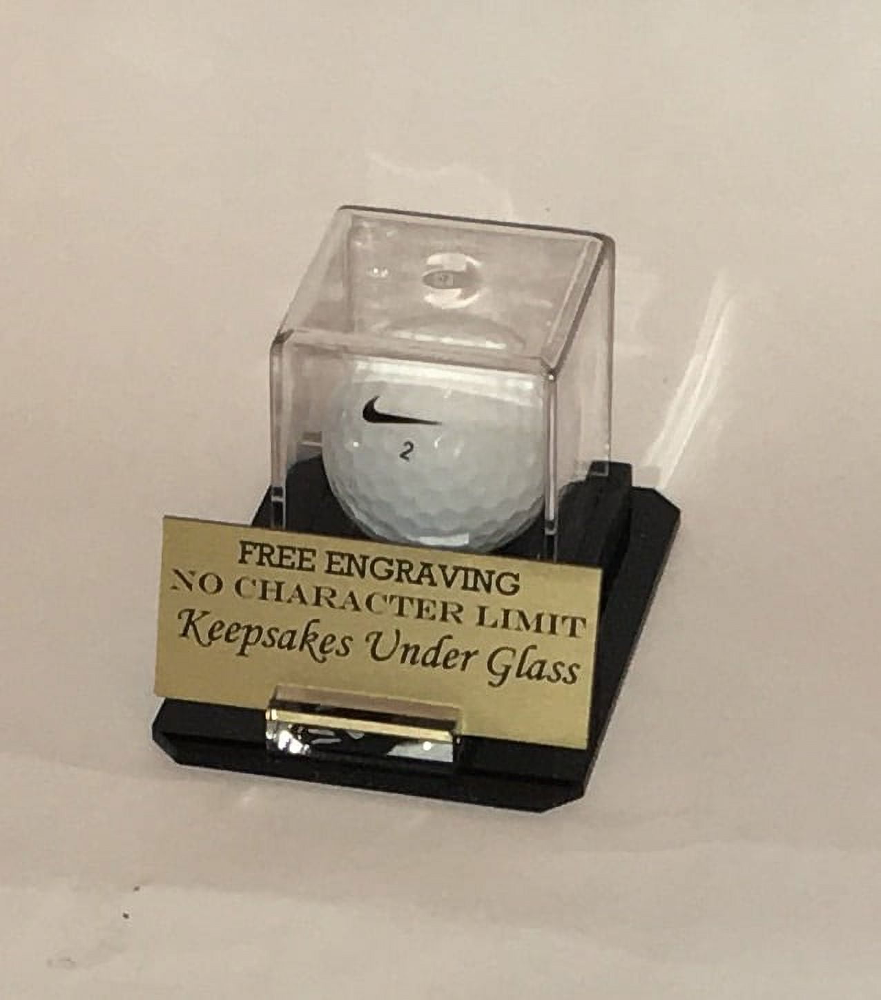 Golf Ball Personalized Hole In One Acrylic Display Case - Holder ...