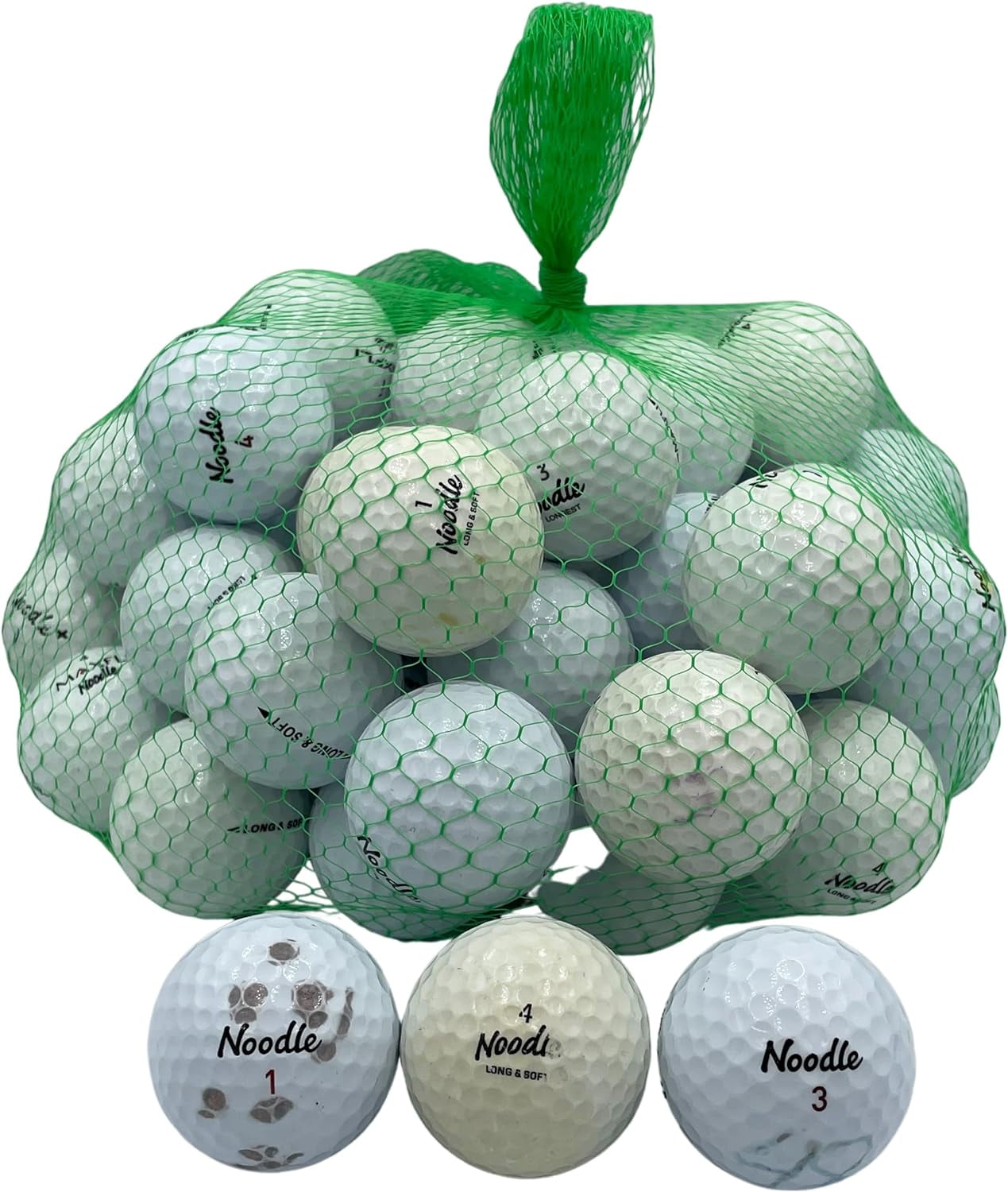 Golf Ball Planet - 50 Pack Noodle Mix Recycled Golf Balls (3A/Good ...