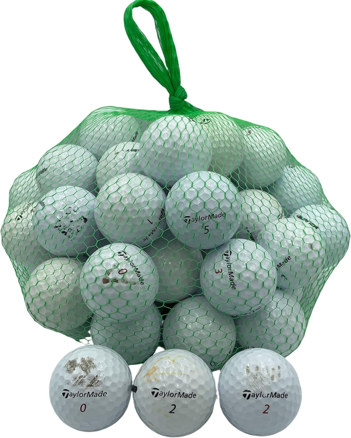 Golf Ball Planet - 50 Pack Recycled Golf Balls for Taylormade (3A/Good ...