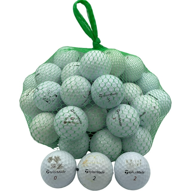 Golf Ball Planet - 50 Pack Recycled Golf Balls for Taylormade (3A/Good ...