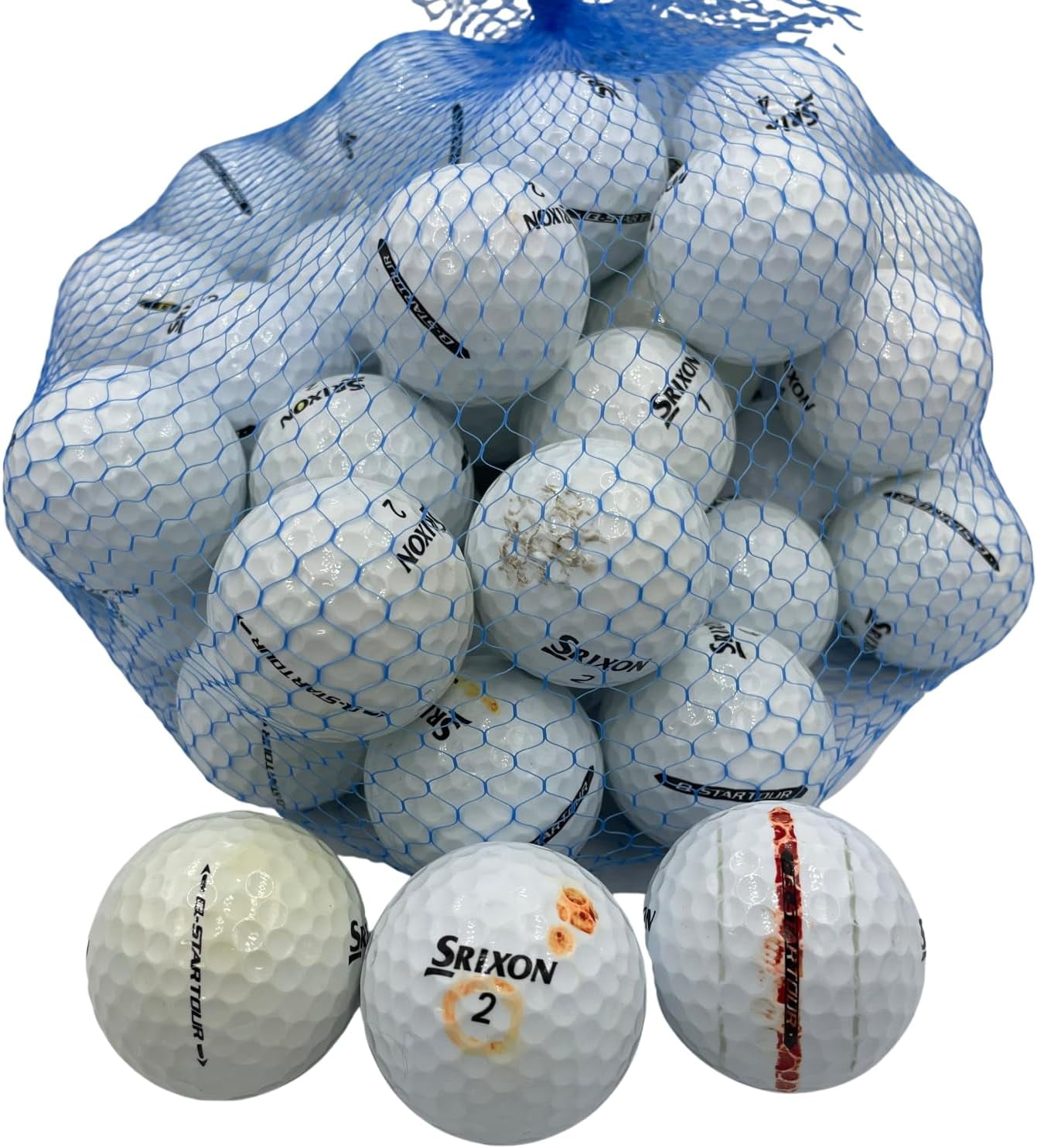 Golf Ball Planet - Srixon Q Star Tour Recycled Golf Balls (3A/Good, 50 ...