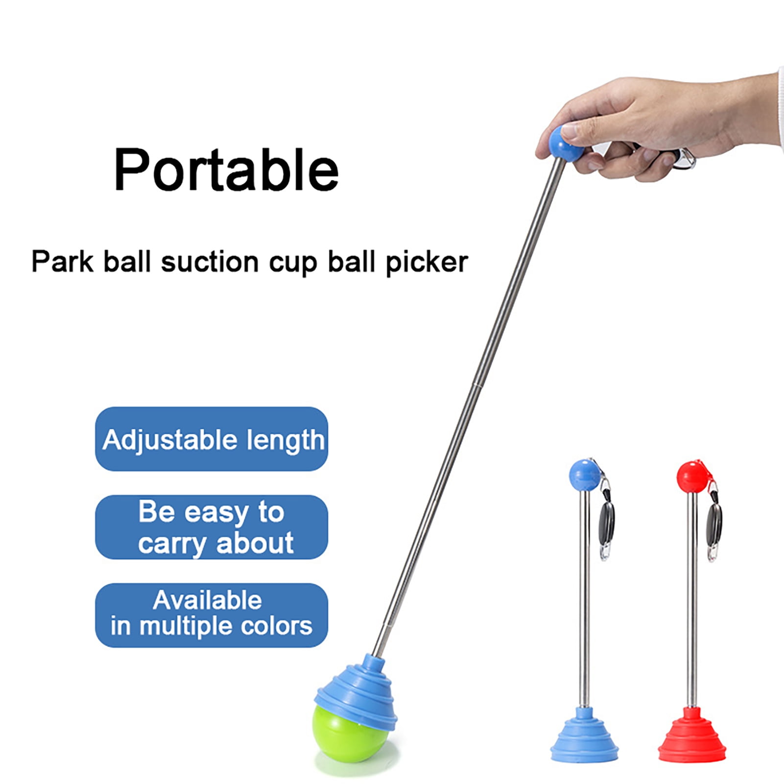 Golf Ball Retriever Suction Cup Ball Grabber Golf Ball Picker ...