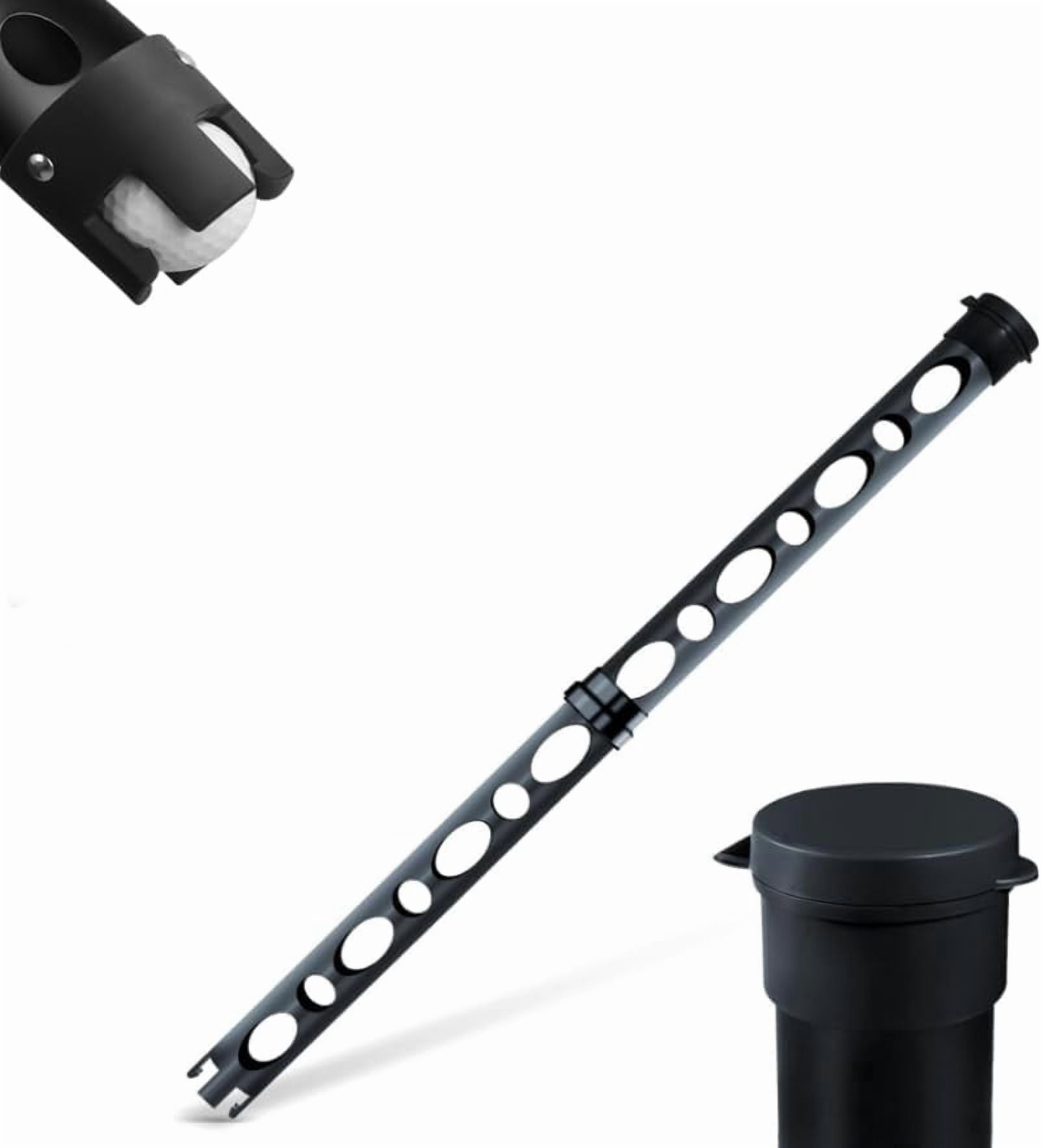 Golf Ball Retriever Tube 33.3 Inch, 21-Ball Capacity Ball Collector for ...
