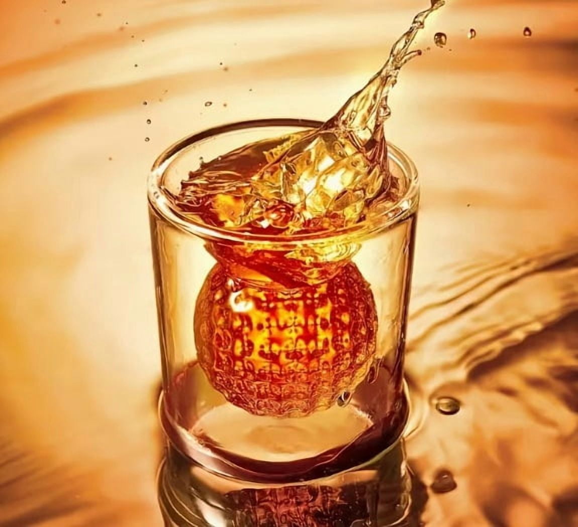 Golf Ball Shape Double Wall Insulated Borosilicate Glass - Unique ...