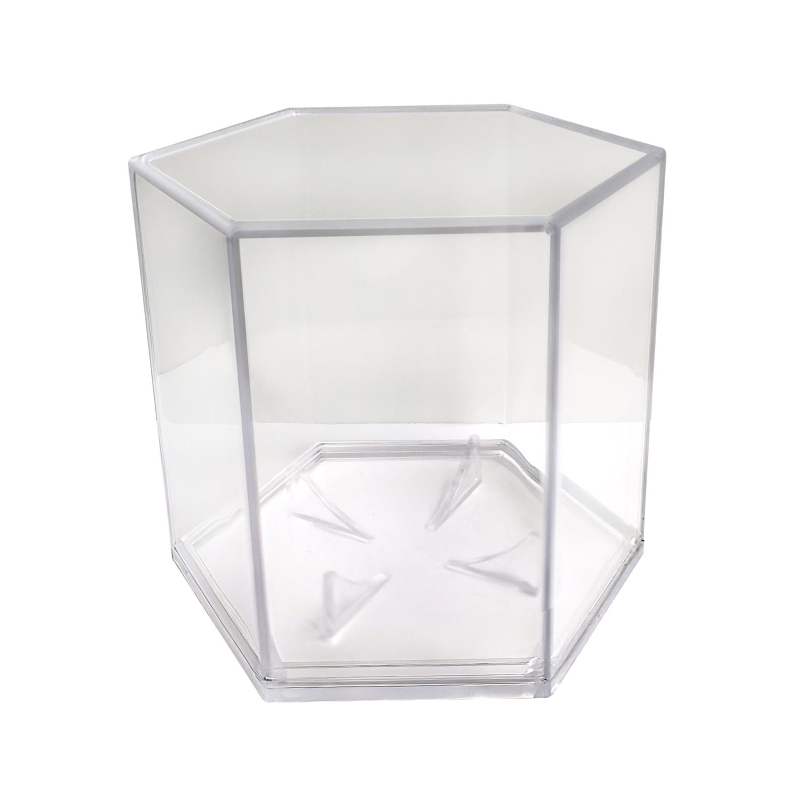 Golf Ball Stand Box Clear Display Case Dust Protection PS Material for ...