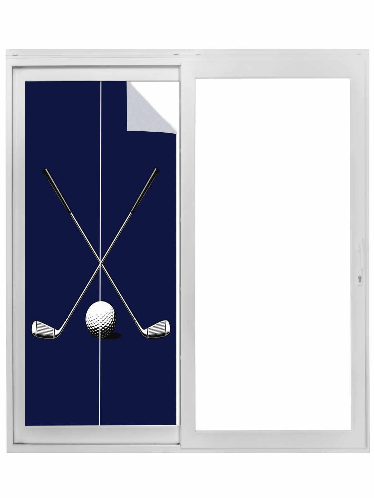 Golf Ball Window Privacy Film Stained Glass Window Film Decorative ...