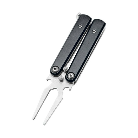 Golf Balls Fork Pivots Divot Tool with Foldable Design, Turf Grooves ...