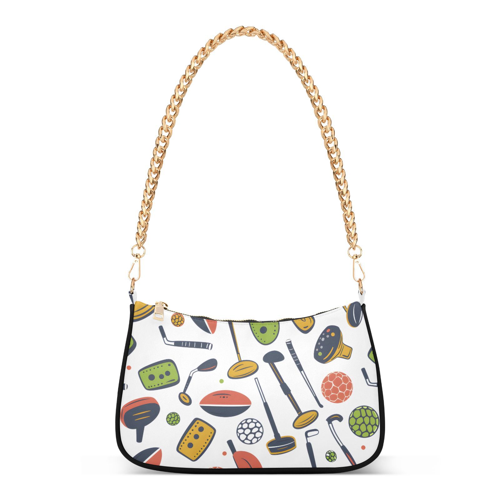 Golf BallsWomen Small Shoulder Bag Crossbody Tote Hobo Bags Purse ...