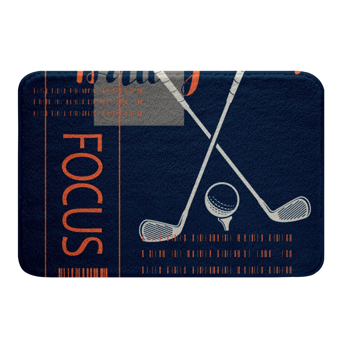 Golf Bathroom Rug Set 16"x24" Sports Theme Bath Mat for Boys Girls Kids ...