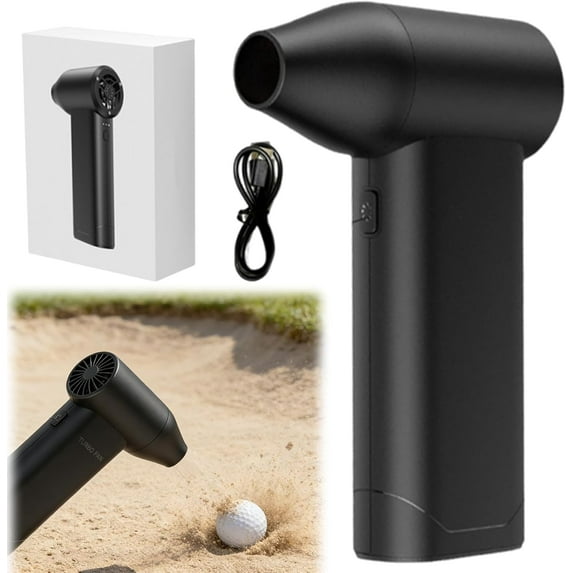 Golf Blower, Cordless Hand Held Mini Turbo Air Blower - 130000RPM Super ...