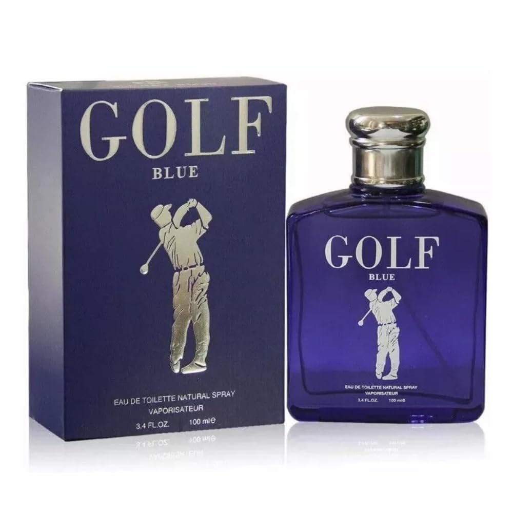 Golf Blue Eau de Parfum for Men – 3.4 oz / 100 ml Spray – Fresh ...