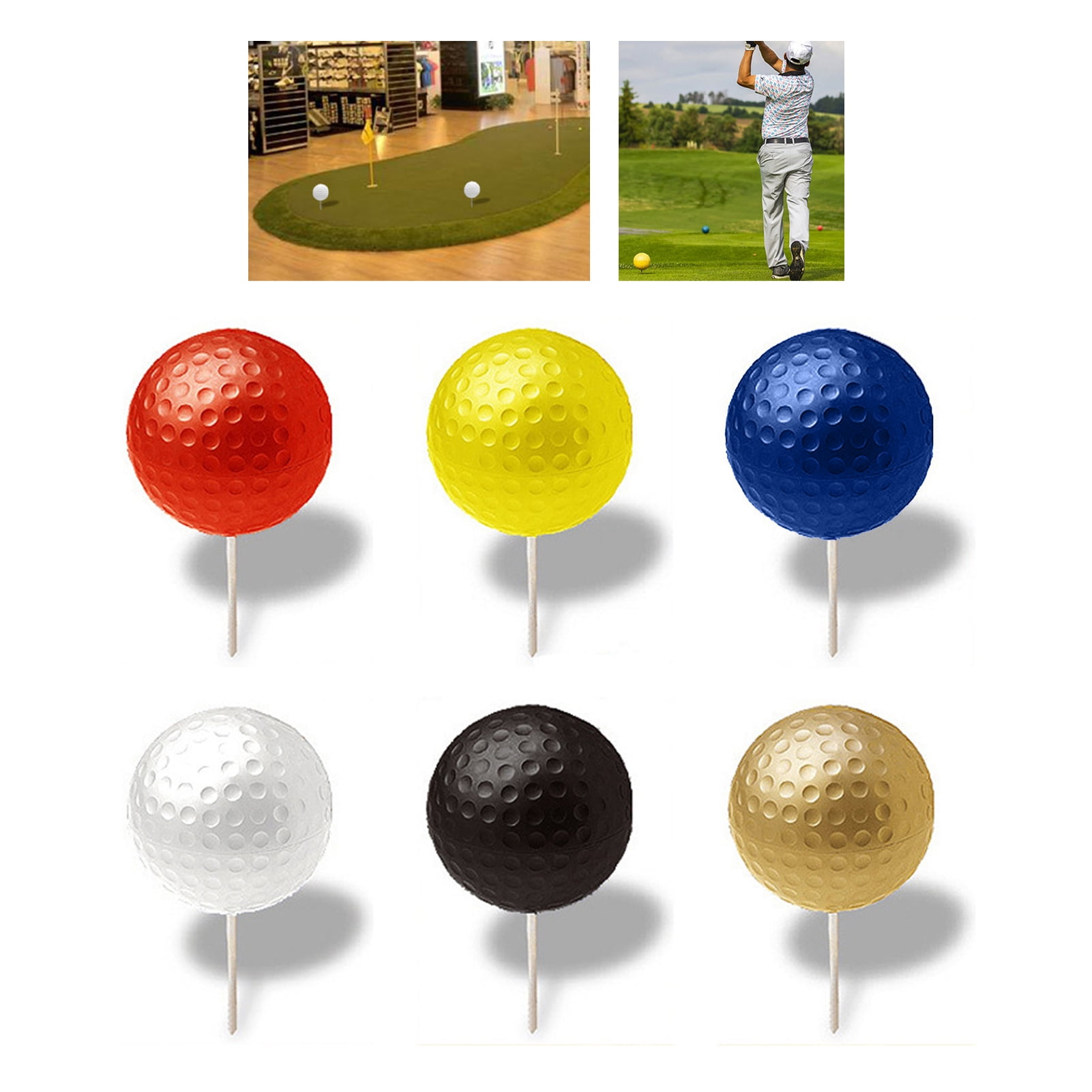 Golf Boundary Marker Heavy Duty Anti-rust Indeformable Golf Boundary Pin Tee Marker for Outdoor ...