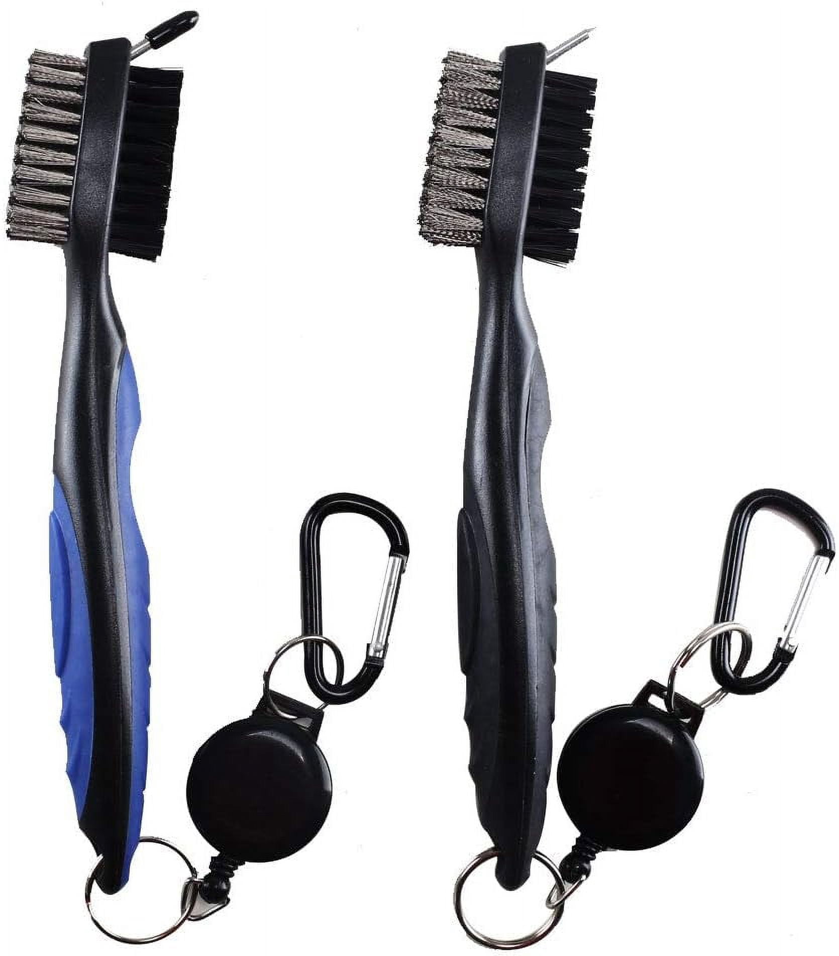 Golf Brush 2 Pack Golf Club Brush and Groove Cleaner with Retractable ...