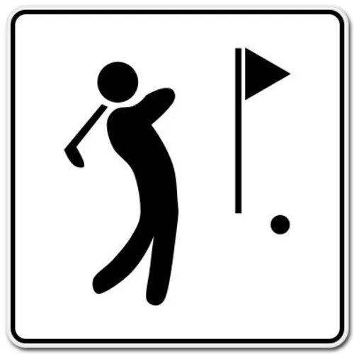 Golf Car Sticker Phone Decal Water Bottle Stickers Car Decals, Laptop ...