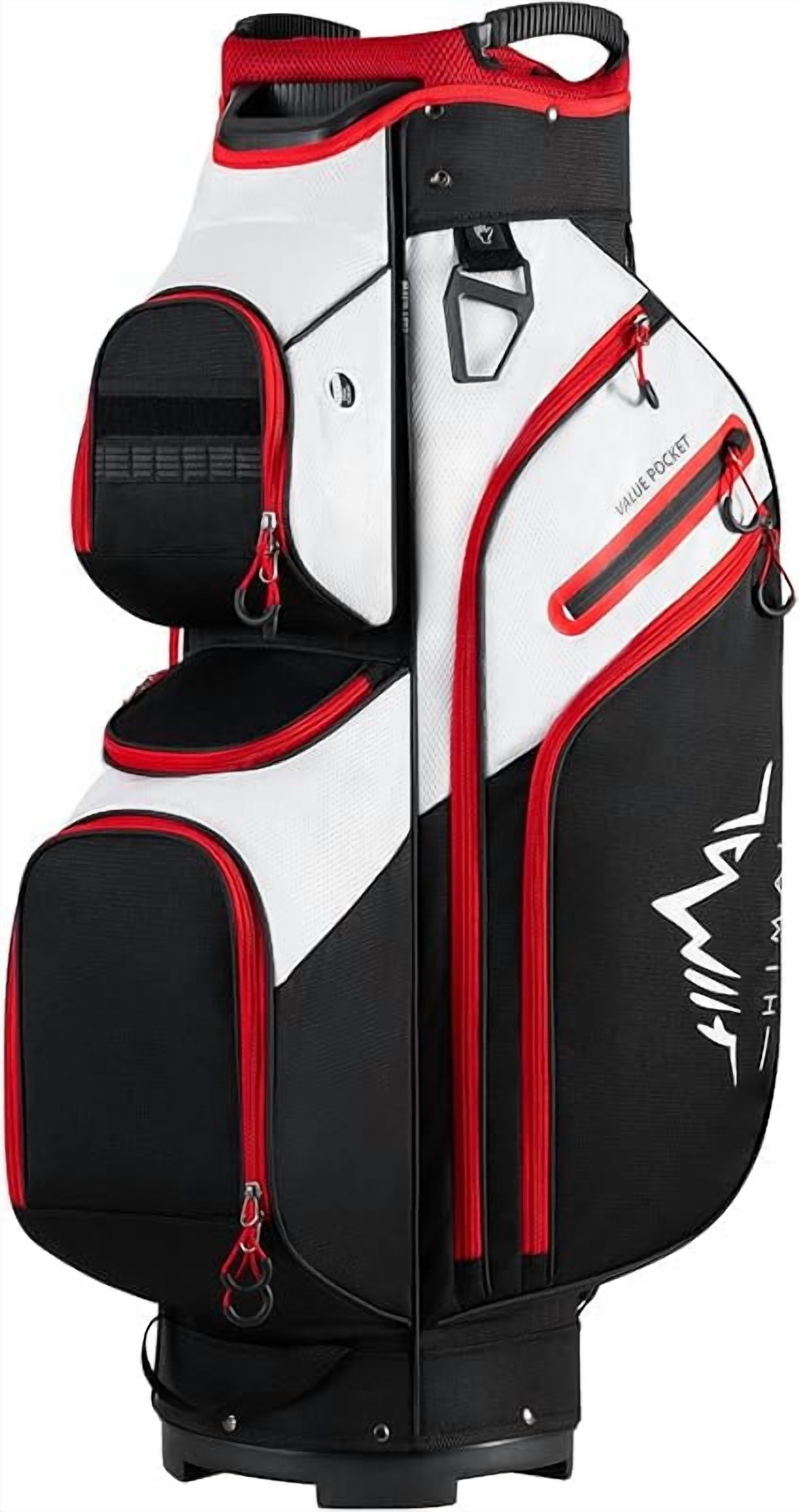 Golf Cart Bag, 15 Way Organizer Divider Top with Handles and Rain Cover ...
