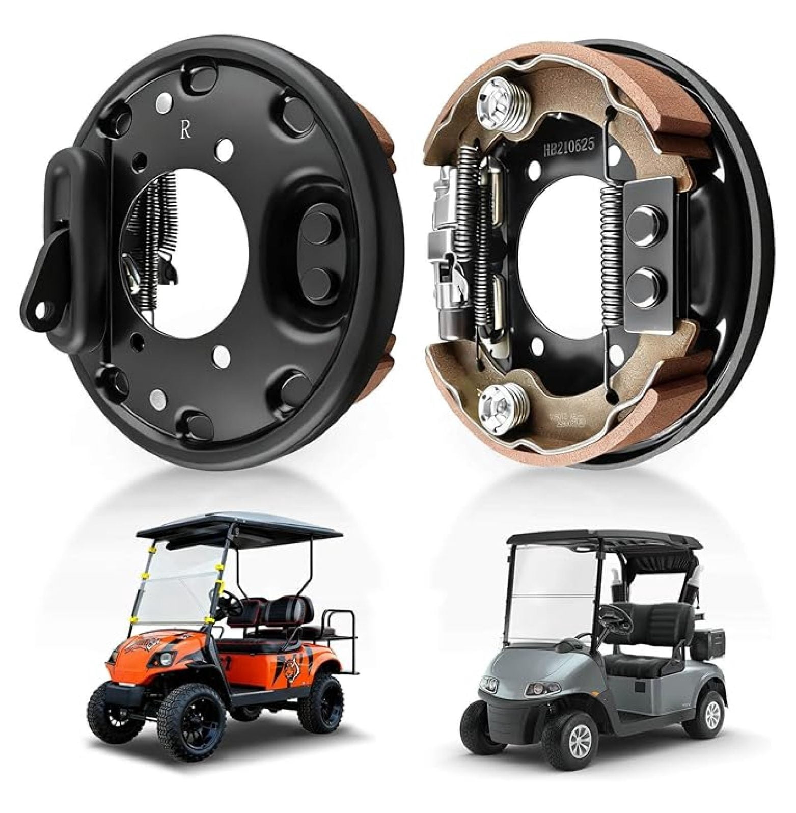 Golf Cart Brake Assembly Rear for EZGO TXT PDS Medalist and Golf Carts ...
