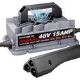 FirstPower, Golf Cart Charger, 48V 15A for EZGO RXV & TXT with 3 Pin ...