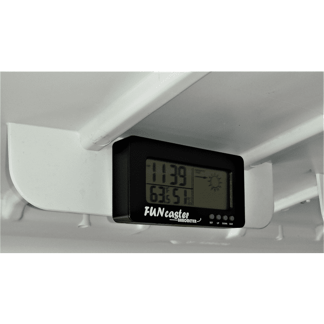 Golf Cart Clock FUNcaster Barometer Weather by TecScan - Walmart.com