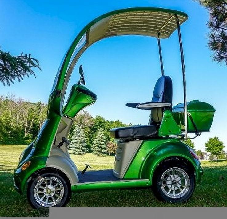 Riding Motorized Golf Cart, 4-Wheel Electric Mobility Scooter - Walmart.com