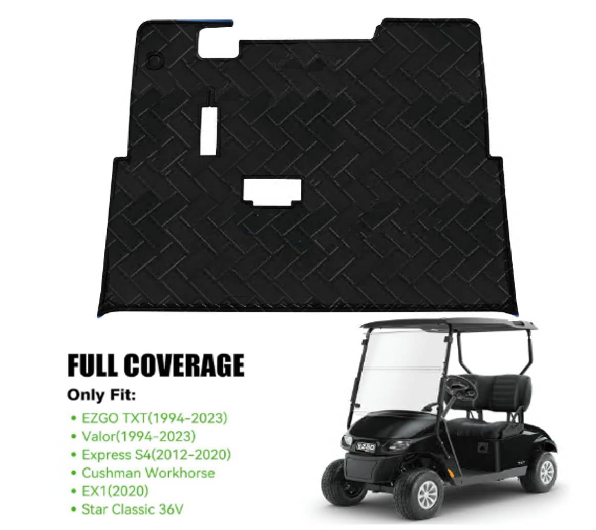 Golf Cart Floor Liner Mat Full Coverage Custom Fit for EZGO TXT (1994 ...