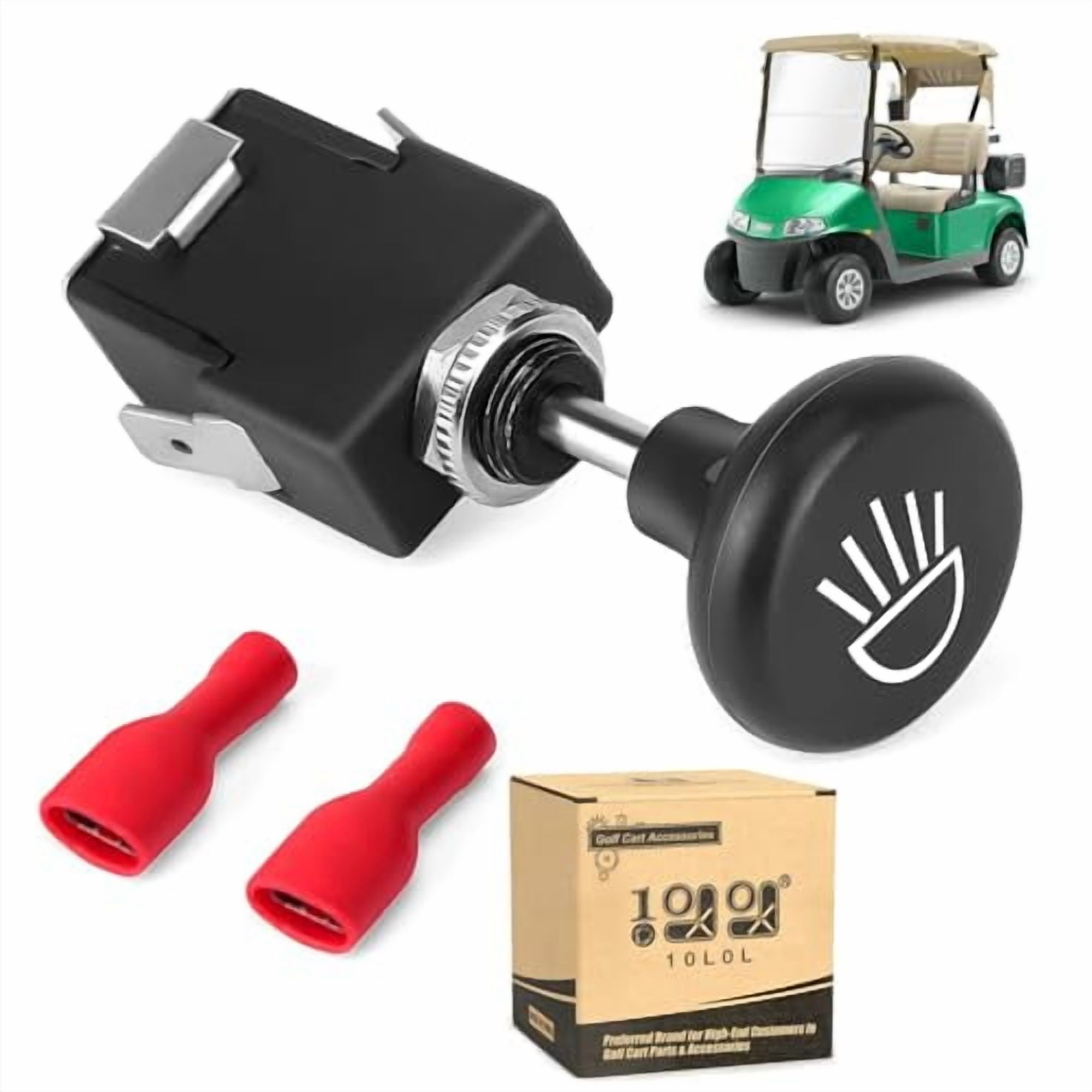 Golf Cart Headlight Switch Button for Yamaha, Club Car, EZGO, Push Pull ...