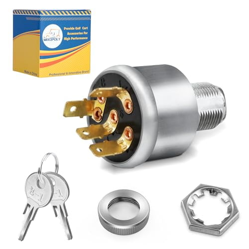 Golf Cart Ignition Key Switch for EZGO Gas and Electric 1981-up (with ...