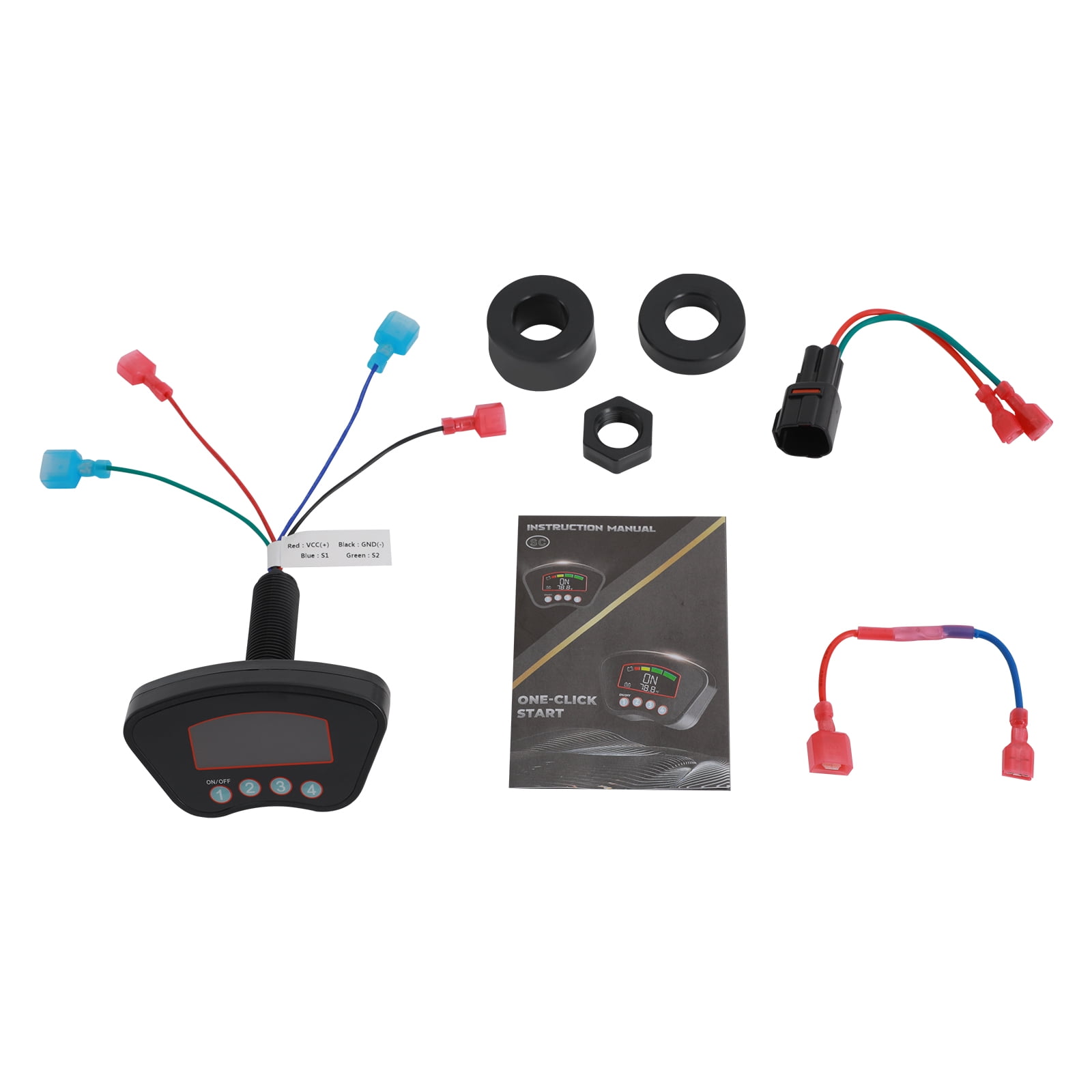 Golf Cart Keyless Ignition Switch, One Button Start Switch for Golf ...