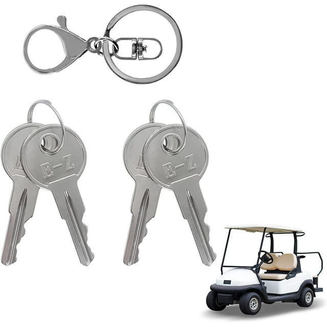 Golf Cart Keys Golf Cart Replacement Ignition Keys 4PCS Fit for EZGO Gas and Electric 1982-Up ...