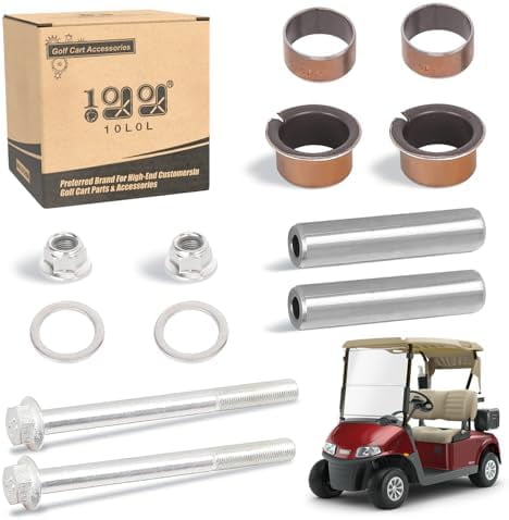 Golf Cart Spindle Kingpin Bushings Kit for EZGO RXV 2008-up, EZGO 2FIVE ...