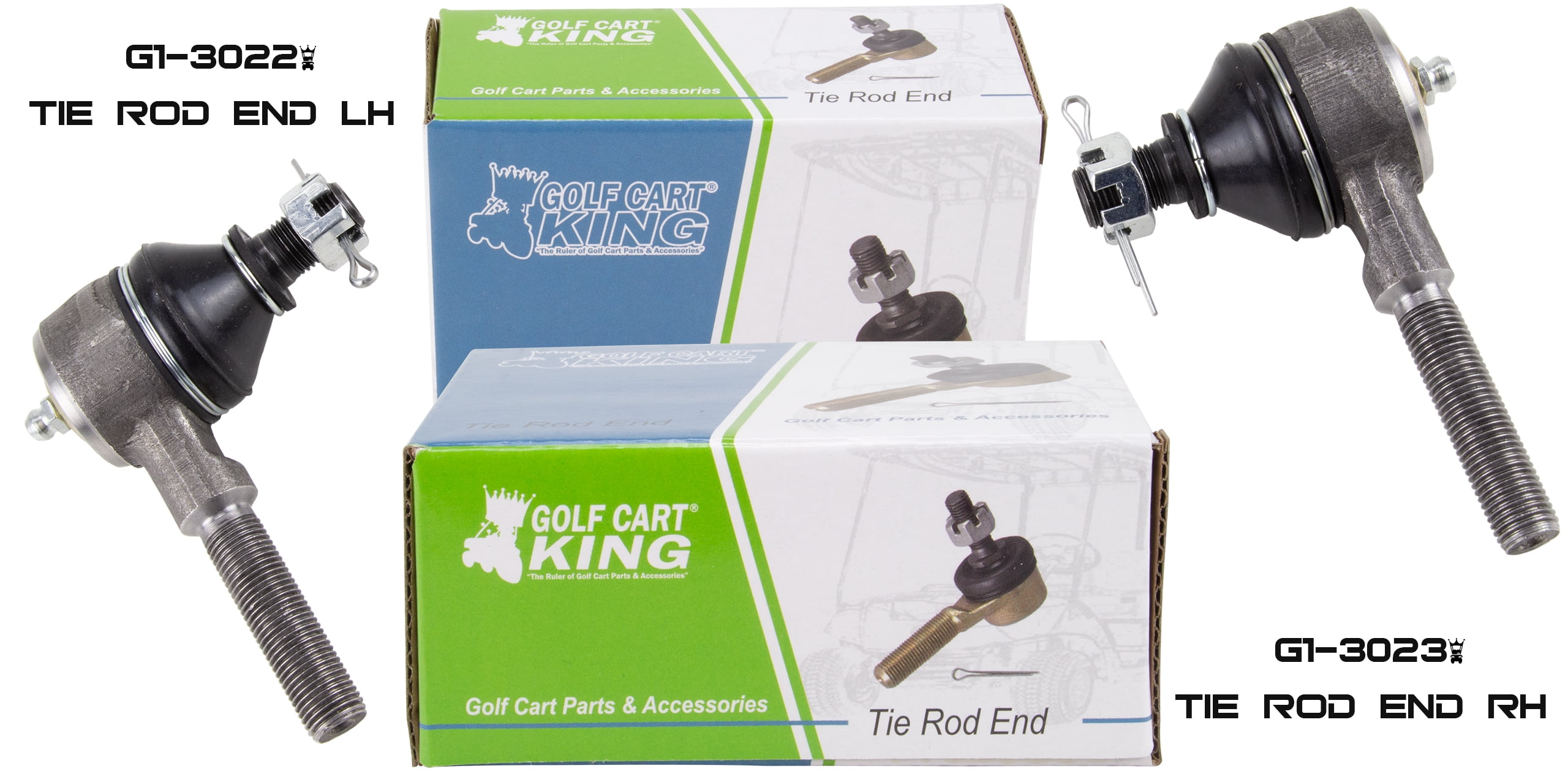 Golf Cart Tie rod end, left and right thread. For Yamaha G1 Gas ...