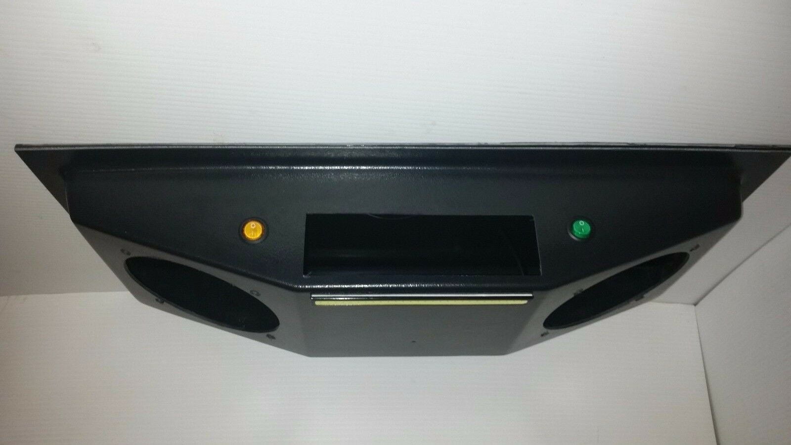 Golf Cart UTV Overhead Stereo Console with Radio 6.5" Speaker Cutouts ...