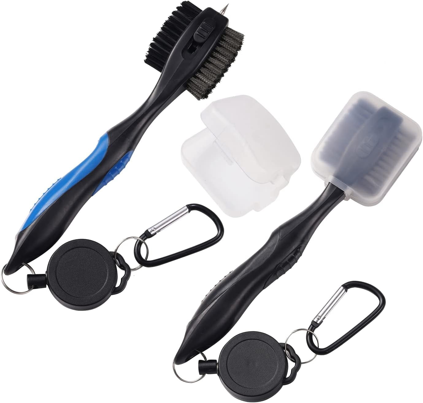 Golf Club Brushes, Golf Cleaning Tool, with Retractable Cleaning Nails ...