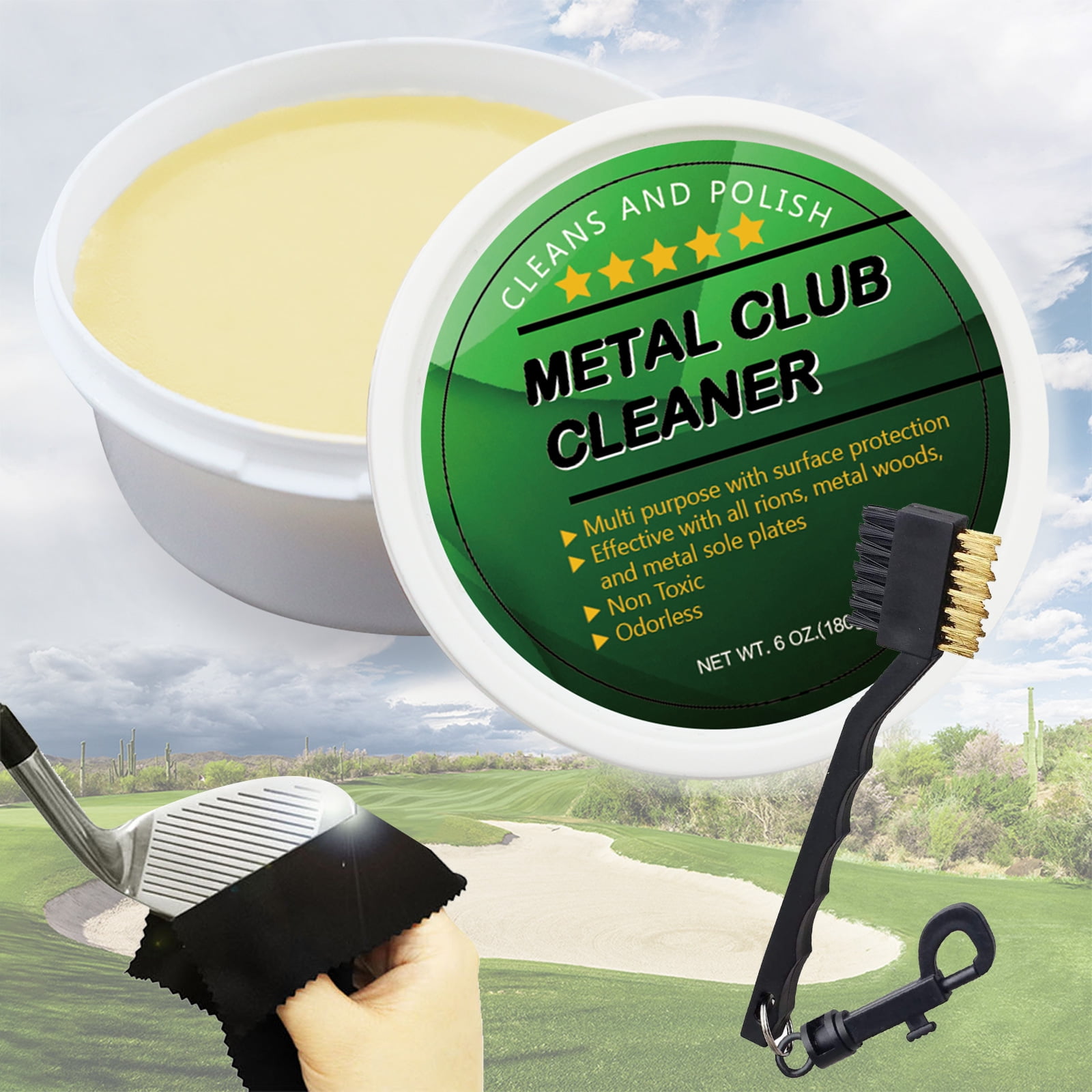 Golf Club Cleaner Kit Cleaning Scratch Remover, Golf Club Bag ...