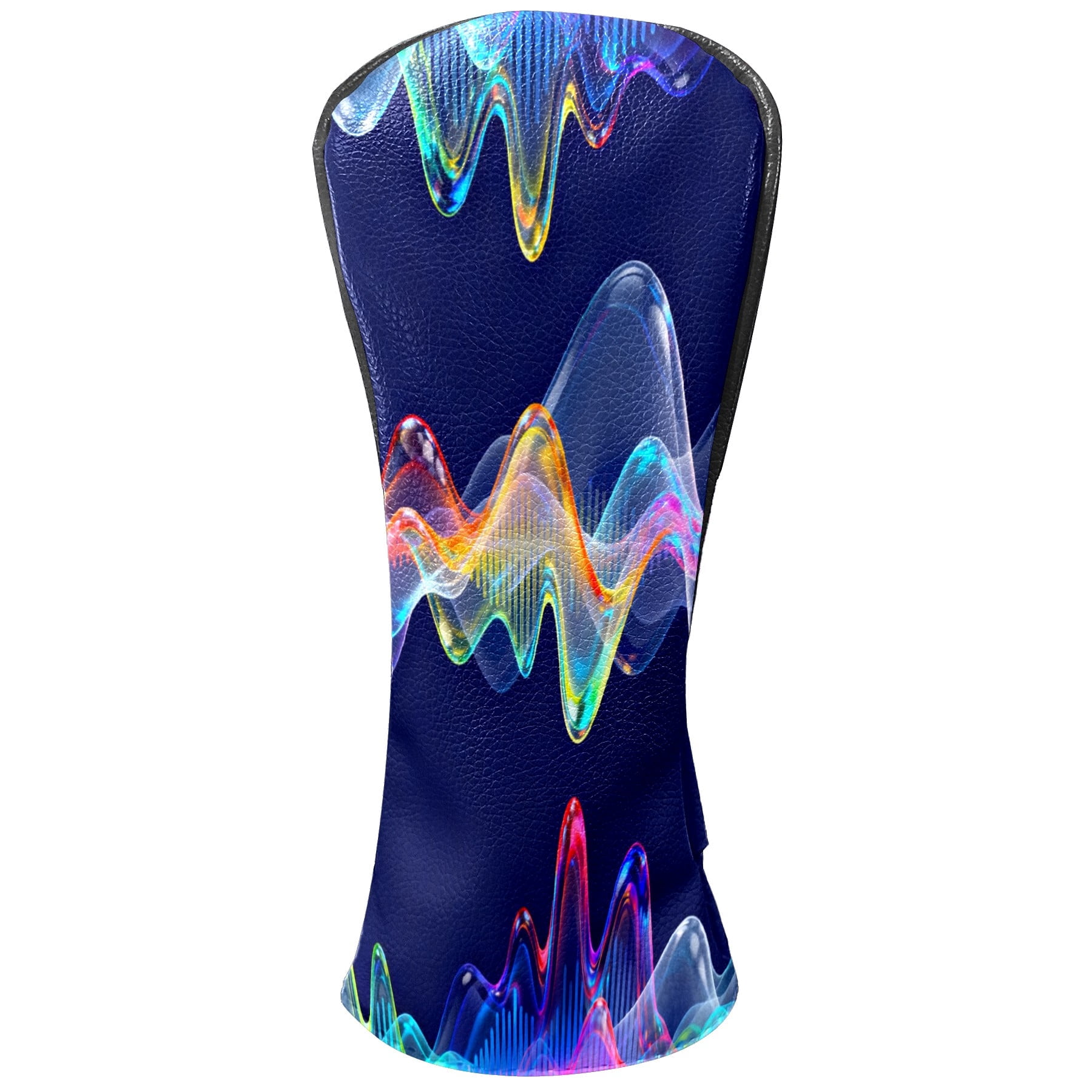 Golf Club Covers, Blue SoundWave Premium PU Leather Driver Hybrid ...