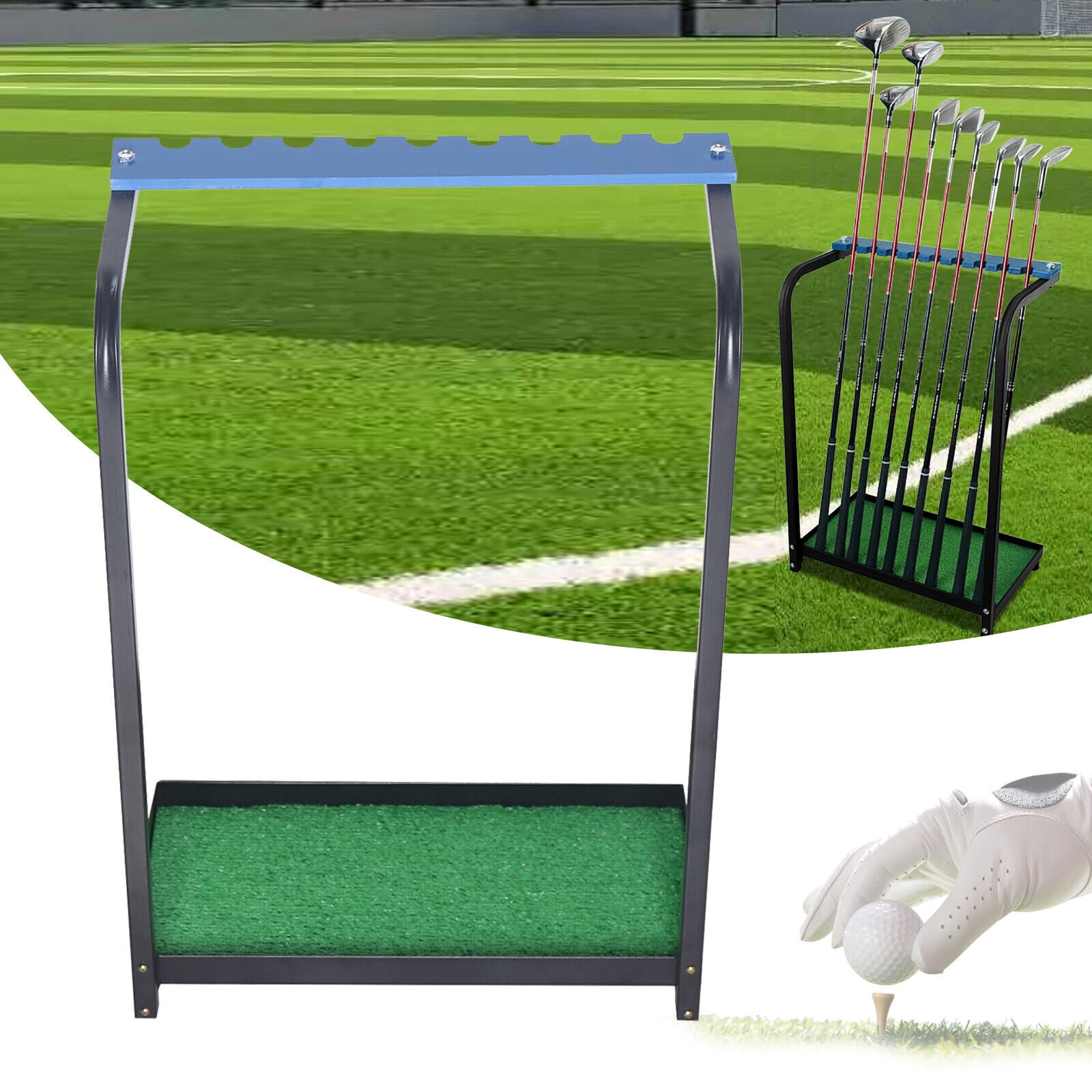 Golf Club Display Holder, 9-Hole Golf Clubs Rack Holder, Golf Club ...