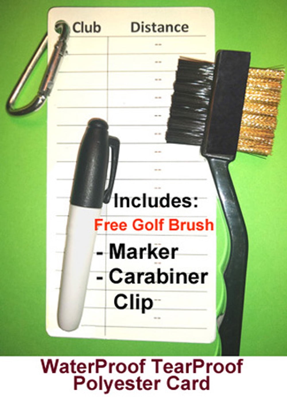 Golf Club Distance Card - Walmart.com