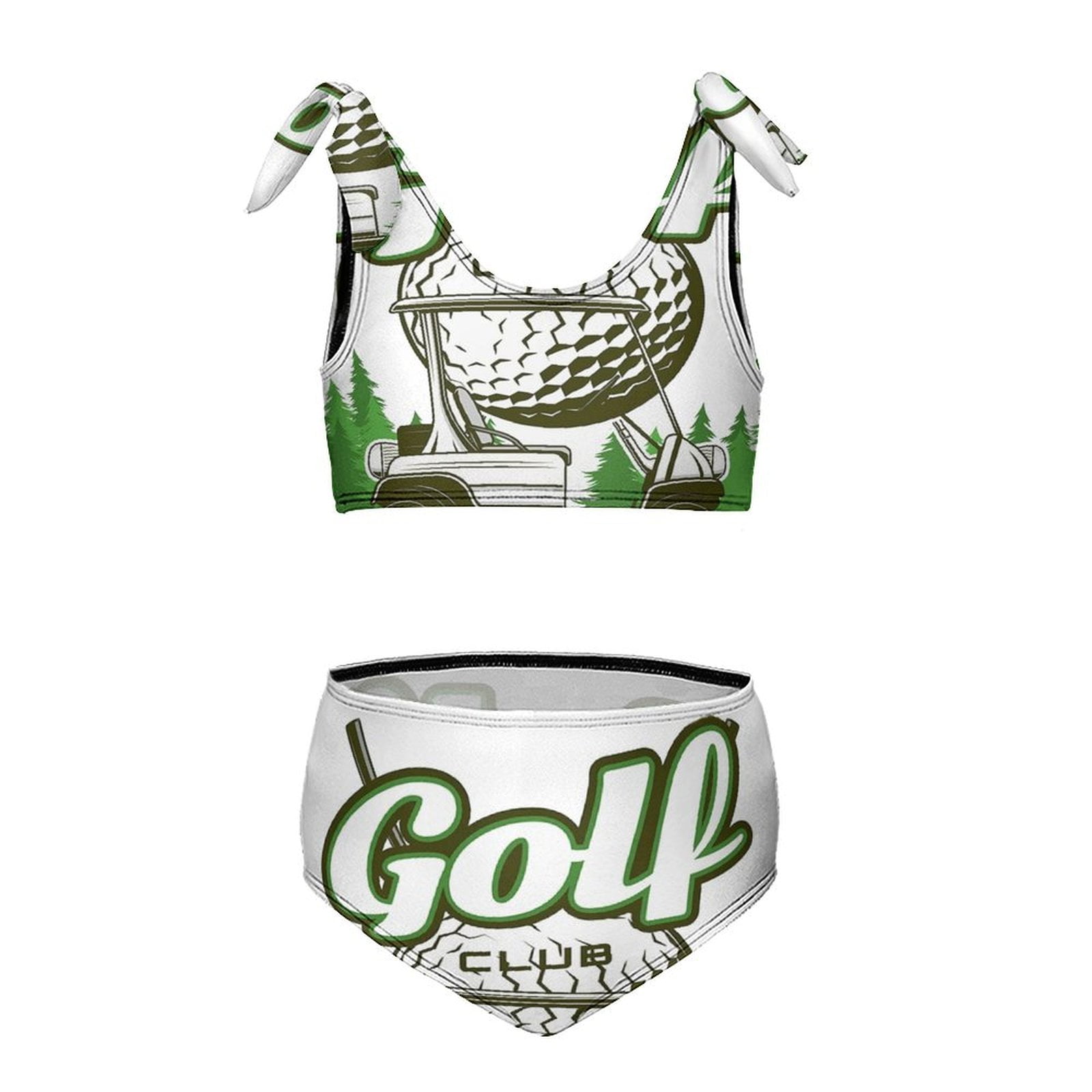 Golf Club Girl's 2 Piece Bikini Set Beach Sport Swimsuit Swimwear 10 ...