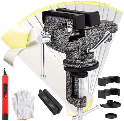 Golf Club Grip Vise Clamp Kit, 360° Swivel Portable Table Vise, Golf ...