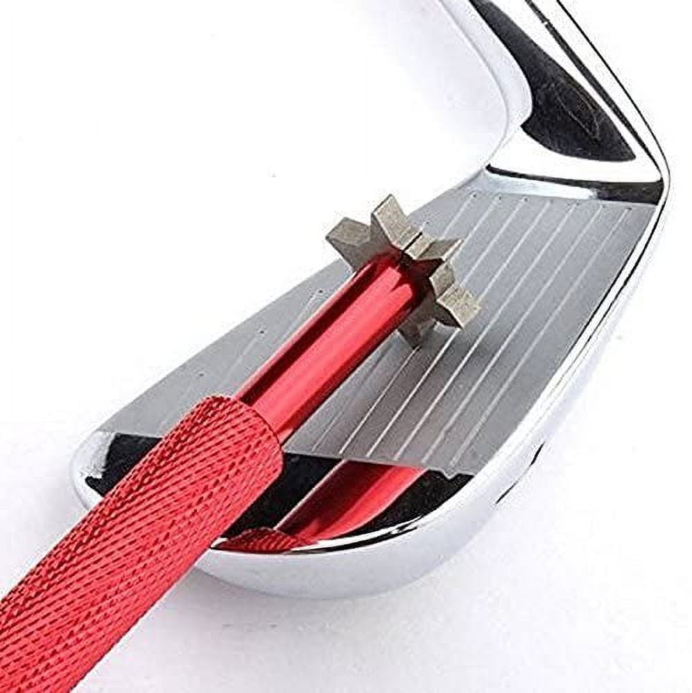 Golf Club Groove Sharpener Tool and Cleaner with 6 Heads ~ For All ...