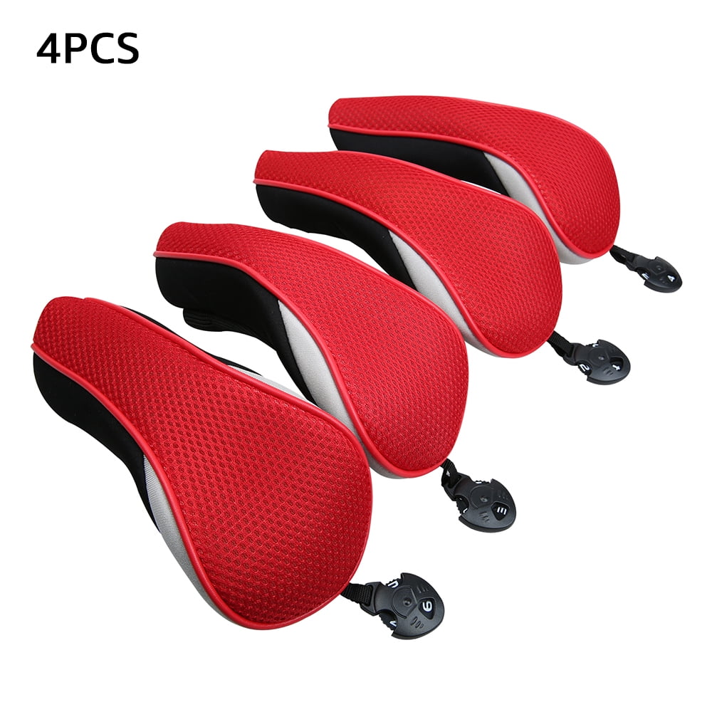 Golf Club Head Covers Hybrid Headcovers Set Interchangeable Number Tags ...