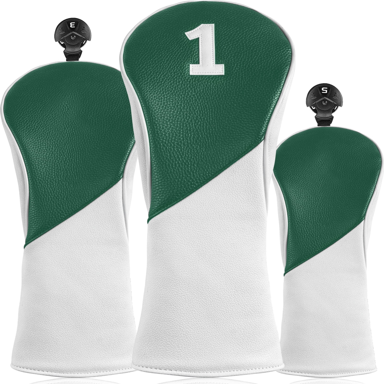 Golf Club Head Covers Wood Driver Fairway Hybrid Rescue, Golf Club ...