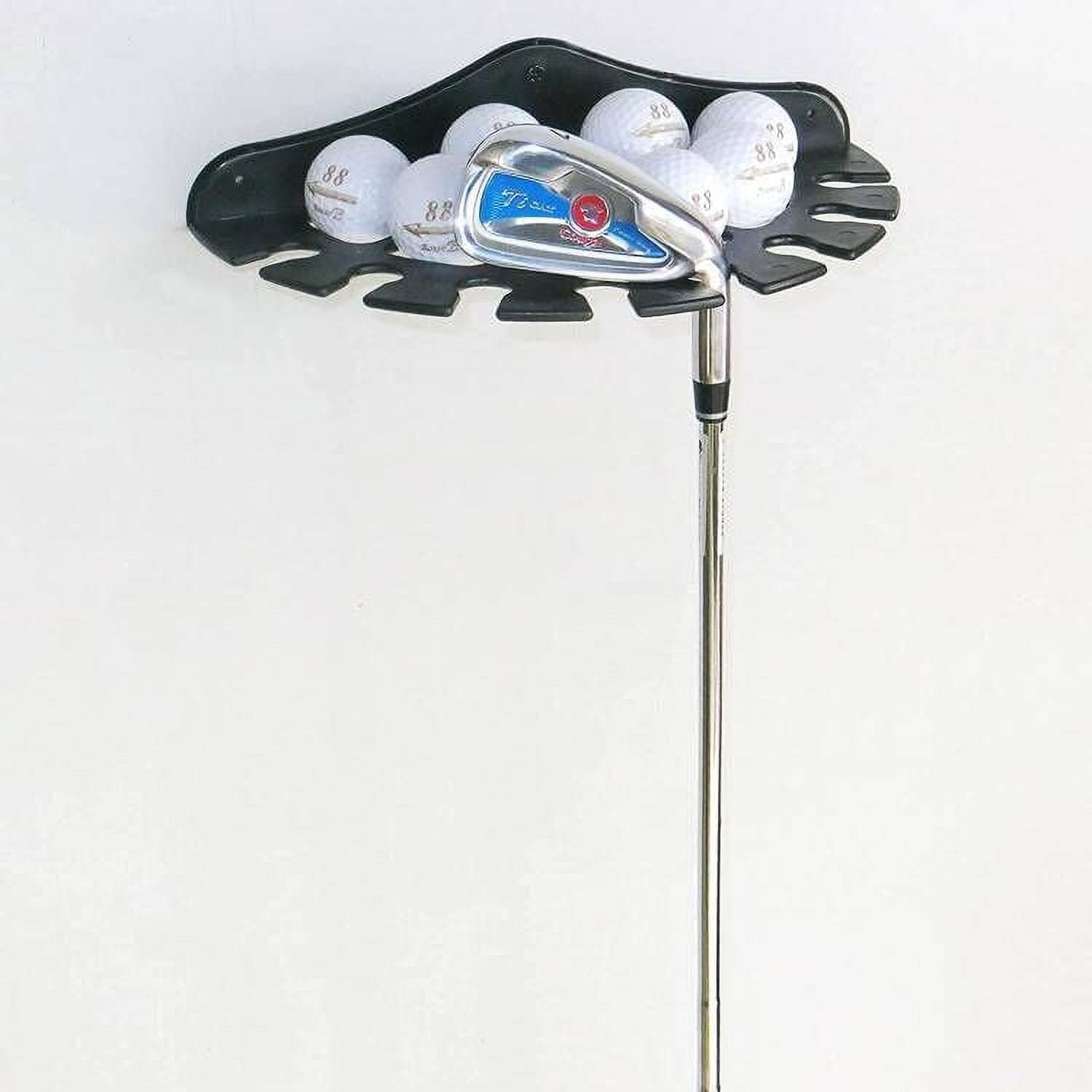 Golf Club Wall Mounted Storage Rack - Easy Install, Hardware Included ...