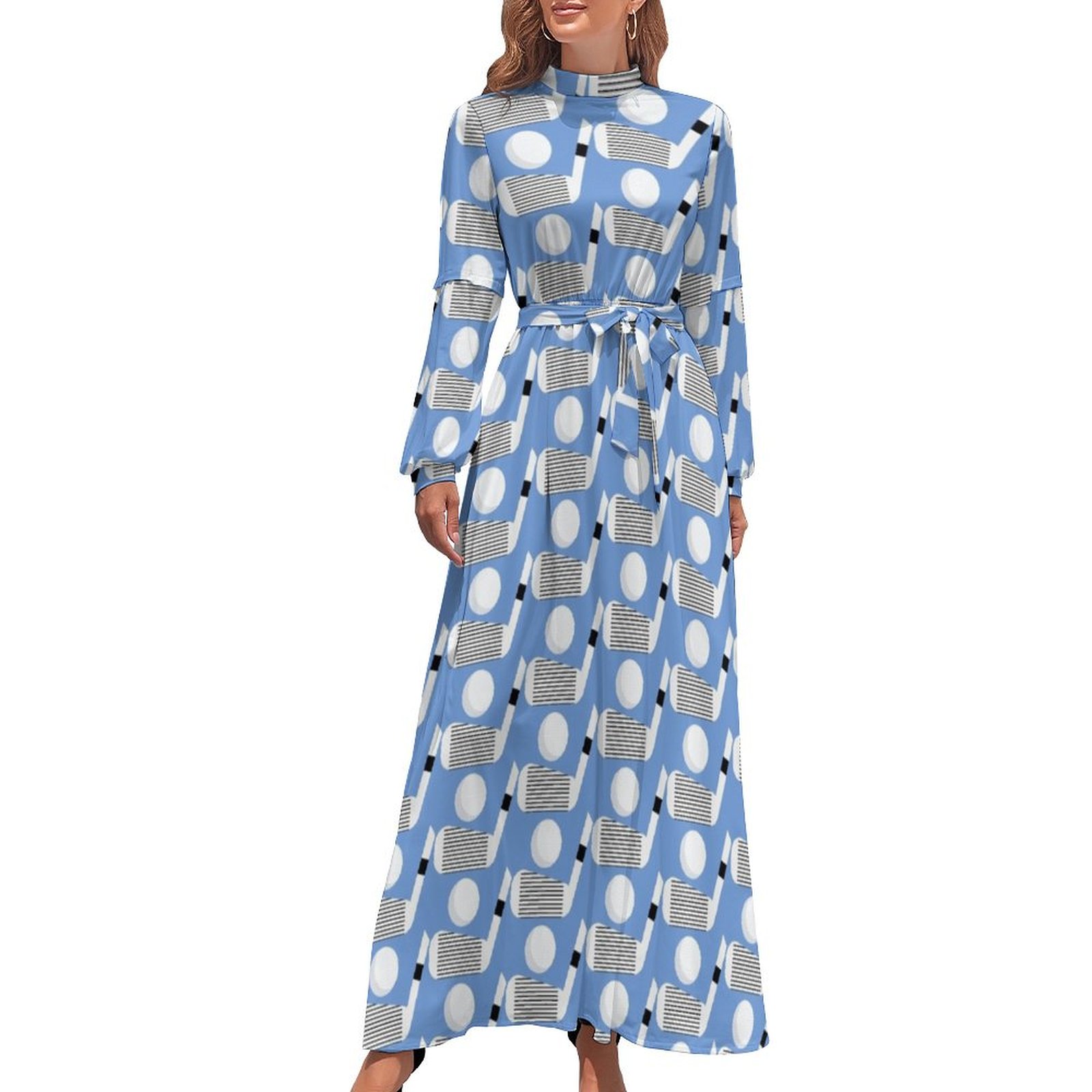 Golf Club and Ball for Golfers Long Dress dress for woman Evening gown ...