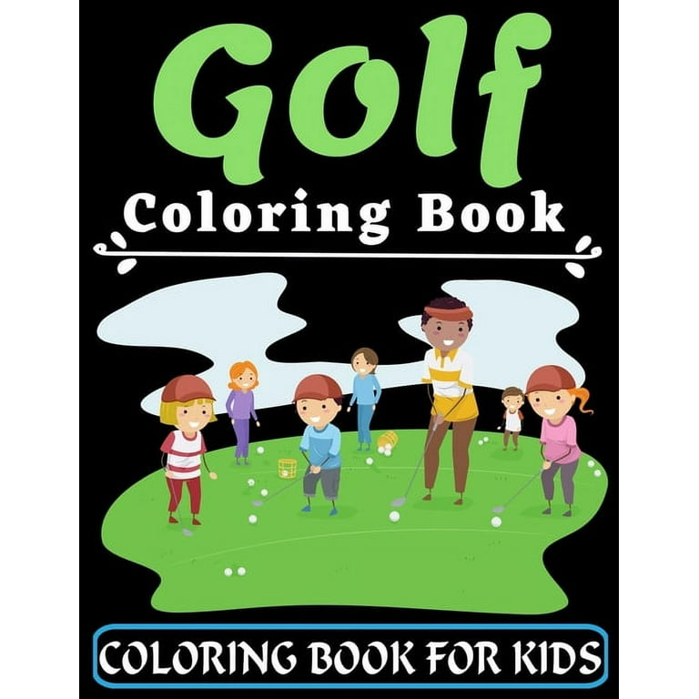 kids golf coloring pages