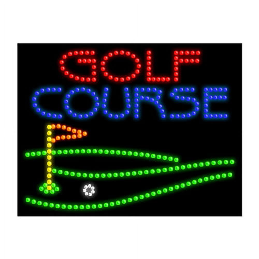 Golf Course-LED Dots Sign Made in USA - Walmart.com