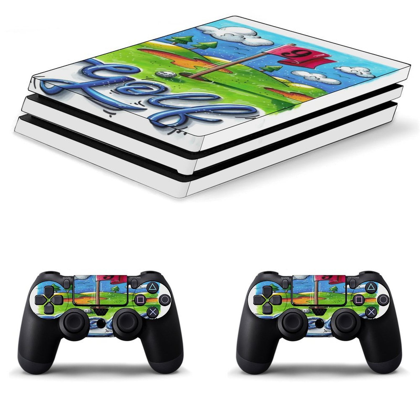 Golf Course PS4/PS4 Pro/PS4 Slim Skin Sticker For Console And ...