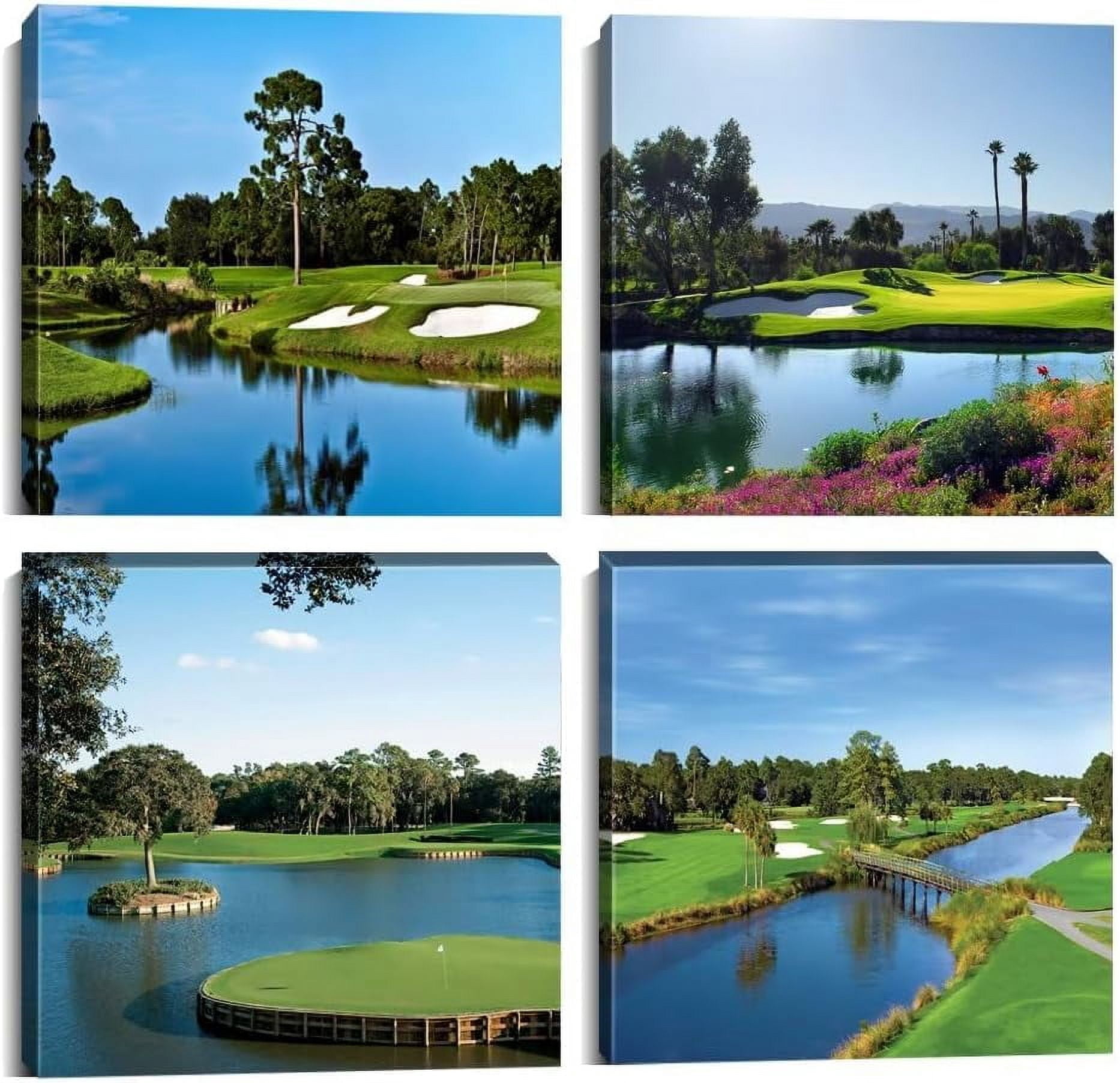 Golf Course Wall Art Golf Posters Canvas Prints Golf Course Pictures ...
