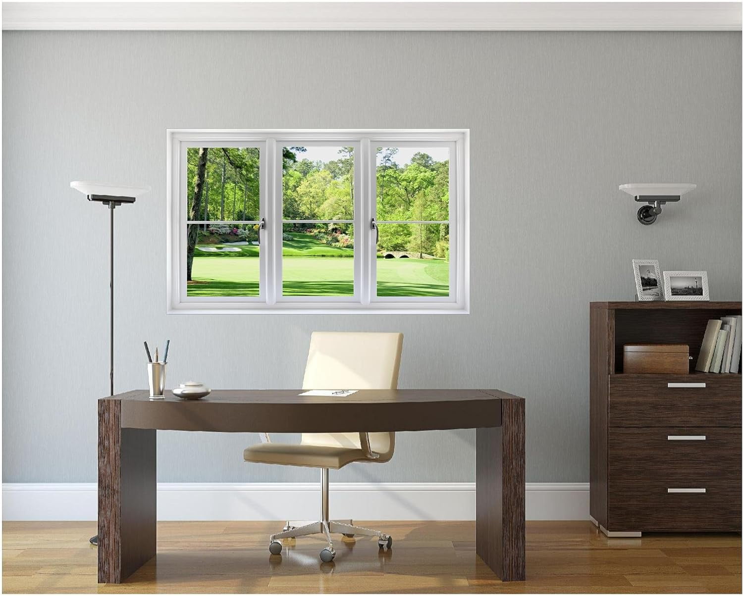 Golf Course Window Wall Decal!! Hole 12 at Augusta Amen Corner PGA ...